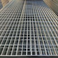 China Stainless Steel Grid Mesh Floor Steel Grating 6000x1000mm Hot Dip Galvanized for sale