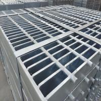 China Hot Dip Galvanized Heavy Duty Steel Grating Platform Floor 25mm Bearing Bar for sale