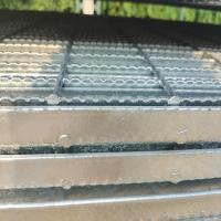China Serrated Plate Stainless Grating Galvanized Mesh Drainage Steel Grating for sale