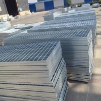 China Hot Dip Galvanized Steel Grating 1x6M Bearing Bar 25x5mm Industrial Floor Grating for sale
