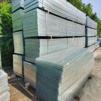 China Customized Hot Dipped Galvanized Steel Trench Drain Cover 995mm Width Driveway Floor Grating for sale