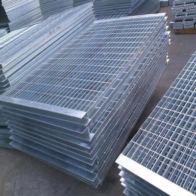China Industrial Galvanized Press Locked Grid Floor Steel Welded Bar Grating All Types for sale