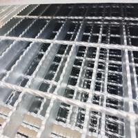 China Hot Dip Galvanized Steel Walkway Grating Trench Drain Cover 25x3mm Bearing Bar for sale