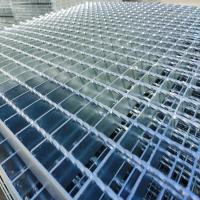 China Catwalk Anti Corrosion Serrated Type Grating Heavy Duty Construction Galvanized for sale