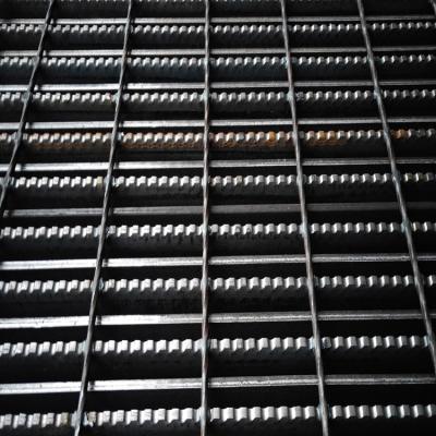 China Drainage Covers Grid Serrated Steel Grating Platform Walk for sale