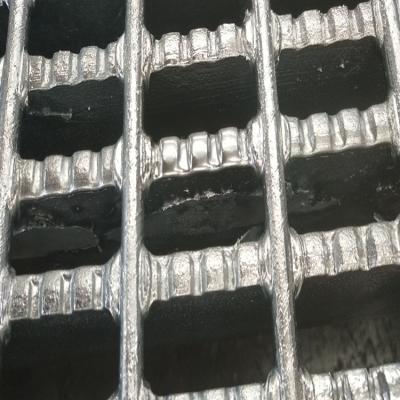 China Metal Building Material Serrated Grating Galvanized Aluminum for sale