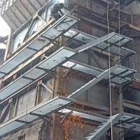 China Metal Building Material Serrated Grating Galvanized Aluminum for sale