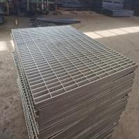 China Hot Dip Galvanized Welded Serrated Steel Grating 30x3mm Floor Walkway Marine Platform for sale