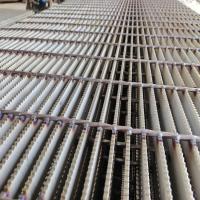 China Stainless Steel Grating Floor Steel Bar Grating Stair Treads 25x3mm Bearing Bar 30mm Pitch for sale
