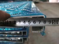 China Aluminum 5052 H32 Grip Strut Grating Perforated 2.5mm Thickness Anti-Slip Walkway for sale