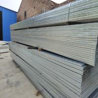 China Hot Dip Galvanized Steel Grating Platform Trench Cover 25x5mm Bearing Bar 30mm Pitch for sale