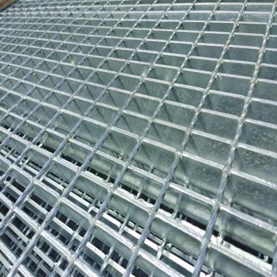 China Hot Dipped Galvanized Steel Floor Grilles Drainage Tree Cover Metal Mesh Grating 25x5mm for sale