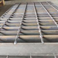 China Heavy Duty Hot Dip Galvanized Steel Bar Grating 50mm Height 5mm Thick for Platform Walkway for sale