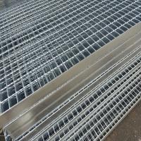 China Hot Dipped Galvanized Steel Grating Serrated Safety Grating 30mm Bearing Bar Pitch for sale
