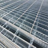 China Serrated Welded Steel Bar Grid Grating 30x3mm Walkway Grating Hot Dip Galvanized for sale