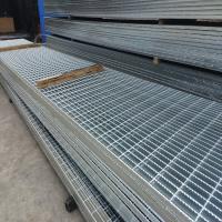 China Toothed Galvanized Steel Grating Platform Access Leak Proof Floor for sale