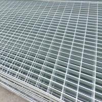 China Galvanized Serrated Steel Grating Heavy Duty Driveway Floor 100x10mm Bearing Bar for sale
