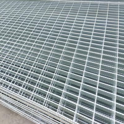 China Galvanized Serrated Steel Grating Heavy Duty Driveway Floor 100x10mm Bearing Bar for sale