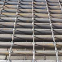China Heavy Duty Steel Bar Grating 455/30/100 Shipbuilding Channel Step Plate Hot Dipped Galvanized for sale