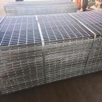 China Galvanized Steel Grating Heavy Duty Walkway Drainage Grate 25x3mm Bearing Bar 100x100cm Panel for sale