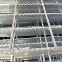 China Metal 6mm Thick Serrated Steel Grating Drainage Covers Construction Building Material for sale