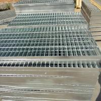 China Anti Corrosion Galvanized Steel Floor Grates 353/30/100 Heavy Duty Plain Bar for sale