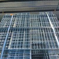 China Welded Steel Grating 1000x1000mm 30mm Bearing Bar Pitch Hot Dip Galvanized Industrial Flooring for sale