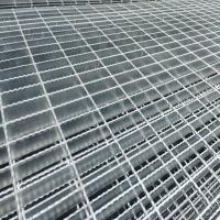 China Non Slip Serrated Steel Grating 5mm Industrial Walkway Platform HDG for sale