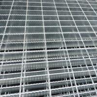 China Non Slip Serrated Steel Grating 5mm Industrial Walkway Platform HDG for sale