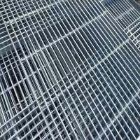 China Galvanized Anti Tread Industrial Steel Grating Empty Grid Plate For Petroleum Platform for sale