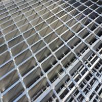 China 100X30 X 5 Flat Machine press welded galvanized steel grating for sale