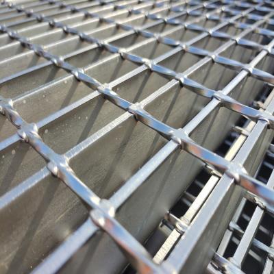 China 25x4.5 Stainless Steel Grating 1200x1300mm Industrial Steel Grating Hot Dip Galvanized for sale