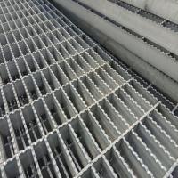 China Customized Perforated Metal Aluminum Bar Grating 1000mm Width for sale