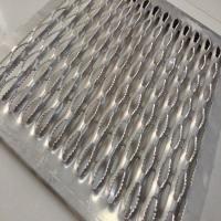 China Aluminum Anti Slip Grating Black Color 25mm Height Excellent Weather Resistance for sale