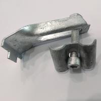China Hot Dip Galvanized Metal Fence Clips 10cm Rust Resistant Steel Post Clips for sale