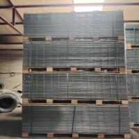 China 1.2m Height Welded Wire Mesh Fence with 75x75mm Mesh Size and Peach Post - Galvanized Steel Security Fencing for sale
