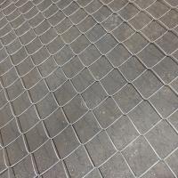 China Mesh 70*70mm Galvanized Chain Link Fence Temporary for sale