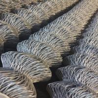 China Mesh 70*70mm Galvanized Chain Link Fence Temporary for sale