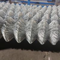 China Galvanized Chain Link Fence 1.2m Height Powder Coated Heavy Duty Security Fencing for sale