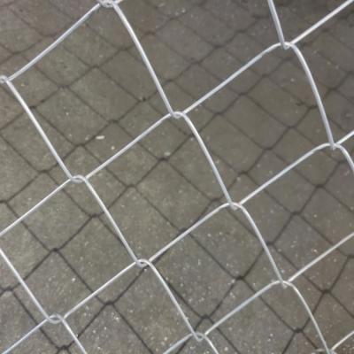 China Galvanized Chain Link Fence 6ft x 50ft 60x60mm Mesh for Security for sale