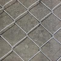 China Galvanized Chain Link Fence 6ft x 50ft 60x60mm Mesh for Security for sale