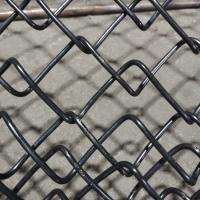 China 6×6cm Mesh 1.8M Height Galvanized Chain Link Fence - Silver Security Fencing with ISO9001 Certification for sale
