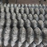 China 4mm Galvanized Chain Link Fence 6 Foot Height with 50x50mm Mesh - Industrial Security Fencing for sale
