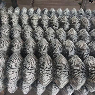 China 4mm Galvanized Chain Link Fence 6 Foot Height with 50x50mm Mesh - Industrial Security Fencing for sale