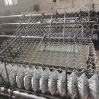 China 1200mm Hot Dip Galvanized Chain Link Fence 2.4mm-4.0mm Wire Gauge for Garden School Security for sale
