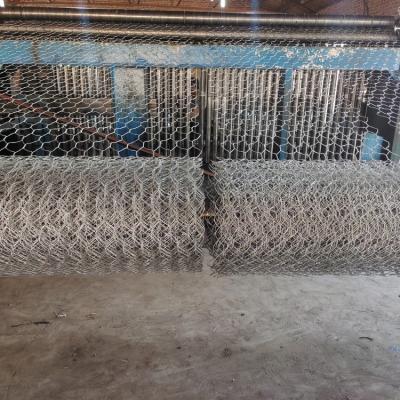 China Galvanized Steel Double Twisted Wire Mesh 1-50m Roll Length with 2.0-4.0mm Wire Diameter and CE/ISO9001 Certification for sale