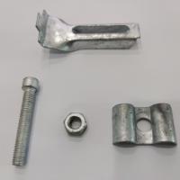 China Silver Metal Fence Clips 10cm Heat and Rust Resistant Easy Installation for sale