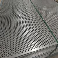 China Perforated Metal Plate with 6-50mm Aperture Sizes and Anti-Slip Surface for Industrial Flooring and Filtration for sale