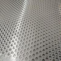 China Perforated Metal Plate with 6-50mm Aperture Sizes and Anti-Slip Surface for Industrial Flooring and Filtration for sale