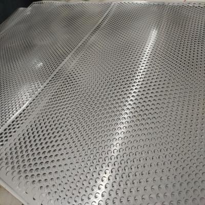 China Anti-Slip Hexagonal Perforated Metal Plate with 6-50mm Aperture Sizes and 1960-3960mm Panel Lengths for sale